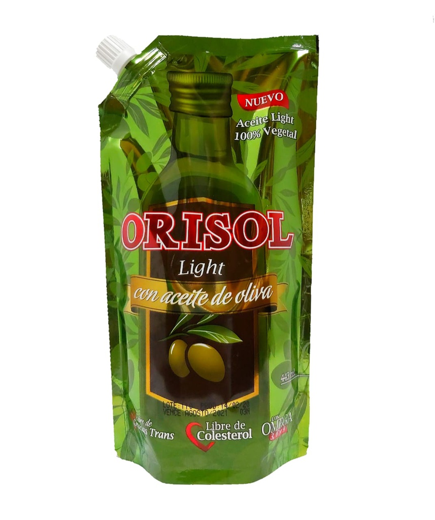 ACEITE ORISOL LIGHT OLIVA 443 | Supermercado El Éxito